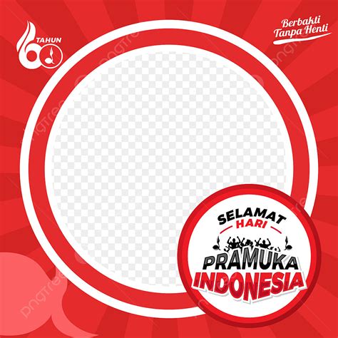Twibbon Of Happy Pramuka Scout Day Twibbon Happy Pramuka Scout PNG