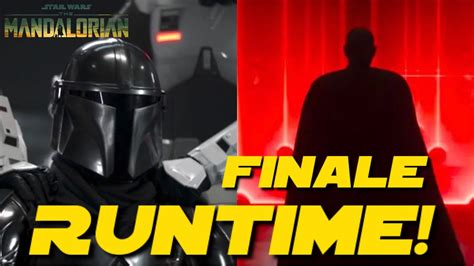 Mandalorian Finale Runtime Revealed Star Wars News Mandalorian