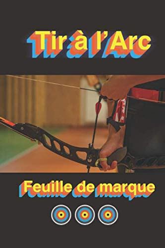 Tir à l Arc Feuille de Marque Carnet de score pour noter vos