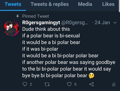 Shower Thoughts On Twitter A Naked Bisexual Polar Bear With Bipolar