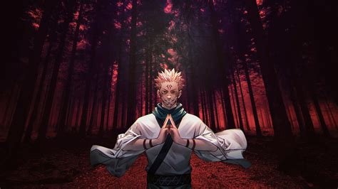 Jujutsu Kaisen Sukuna Hd Cool Art Wallpaper Hd Anime K Wallpapers