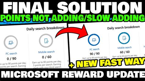 Final Solution New Fast Way Microsoft Reward Points Not Grinding