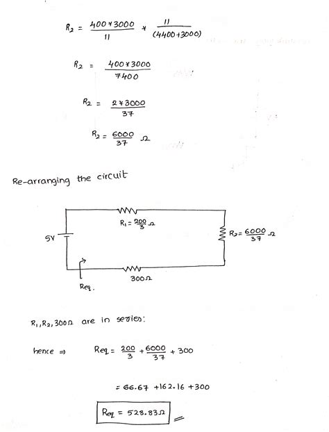 Solved Calculate The Equivalent Resistance REQ Of The Circuit 100