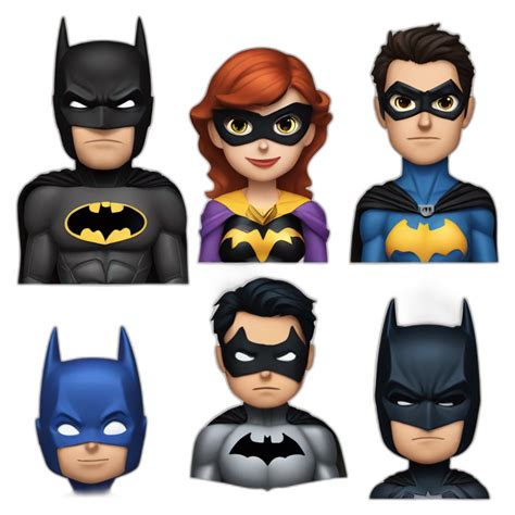 Batman Slapping Robin AI Emoji Generator