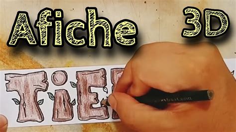 Como Hacer Un AFICHE En 3D YouTube