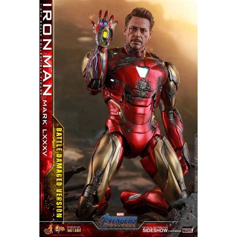Figurine MMS Iron Man Mark LXXXV Battle Damaged Hot Toys
