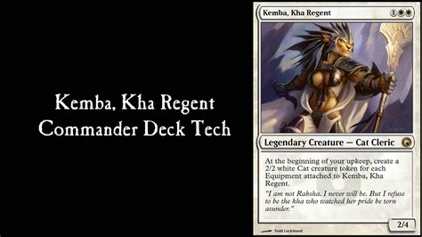 Kemba Kha Regent Commander Deck Tech YouTube
