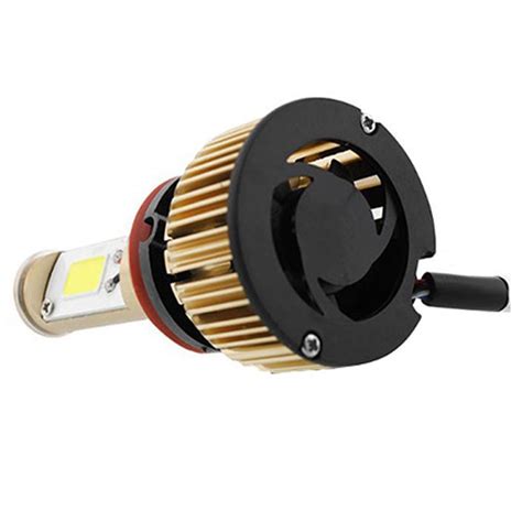 Kit Lâmpada Ultra Led Headlight H16 6000K 12V e 24V Efeito Xenon H TECH