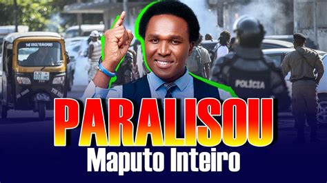 Ven Ncio Mondlane Paralisou A Cidade De Maputo Numa Manifesta O Youtube