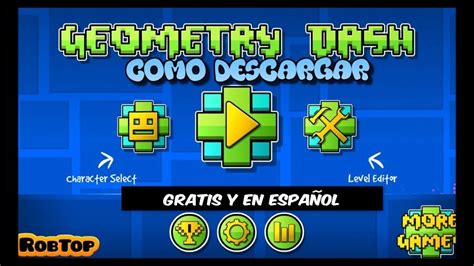 Como Descargar Geometry Dash Para PC Gratis YouTube