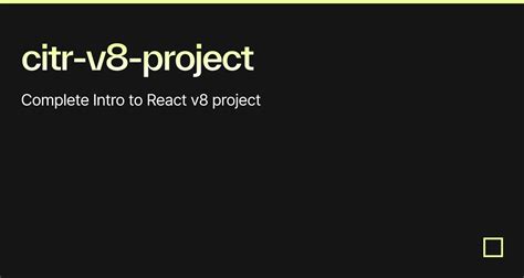 Citr V Project Codesandbox