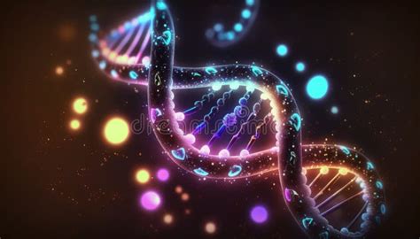 Abstract Background Concept Of Dna String Dna Strain Dna Spiral