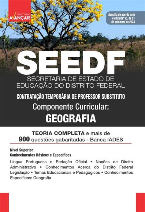 SEEDF Professor Temporário 2023