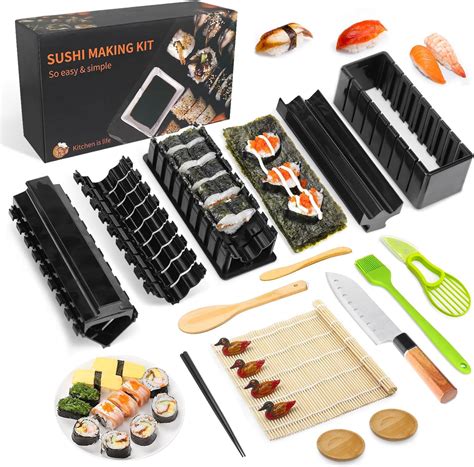 THE 1 Rated COMPLETE HOME SUSHI MAKING KIT SET Now Make Best SUSHI