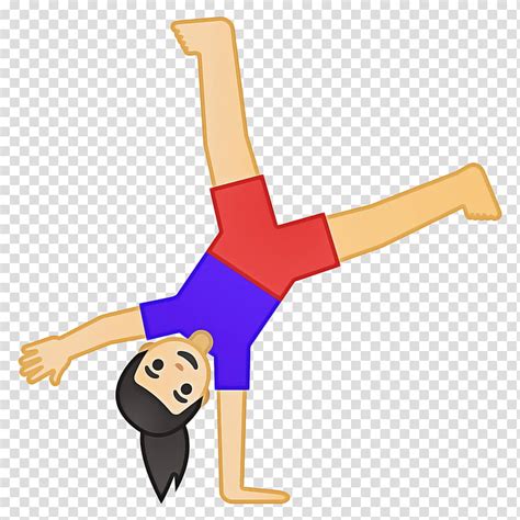Gymnastics Cartwheel Clipart