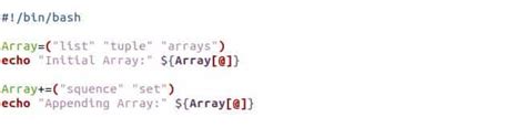 bash array tutorial linuxways