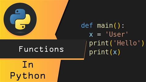 python functions youtube
