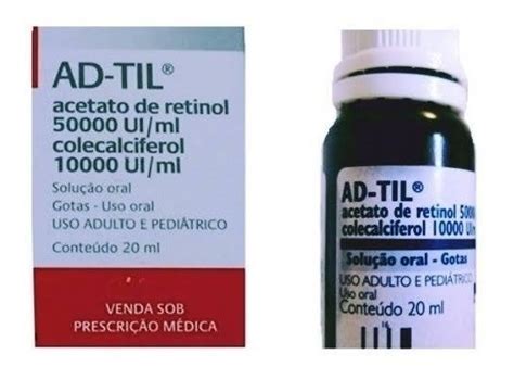 Kit 3cx Ad Til Vitamina A E D Gotas 20ml Original Parcelamento Sem Juros