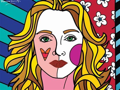 Obras De Romero Britto Pessoas Famosas Pinturas Do Auwe