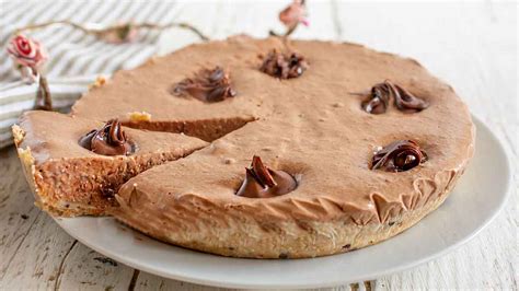 Cheesecake crémeux au chocolat et au Nutella sans cuisson un dessert