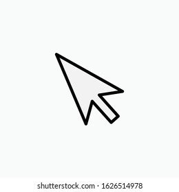 Pointer Cursor Icons Web Arrows Cursor Stock Vector Royalty Free