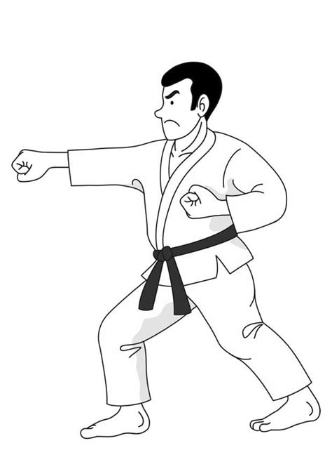 Dibujo De Judo Para Colorear Img 30327
