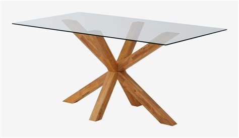 Esstisch Agerby X Glas Eiche Jysk