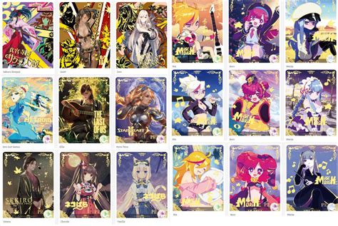 Choose Your Waifu Goddess Story TCG Anime Doujin Holo Etsy