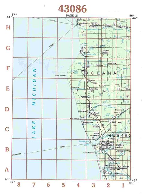 Themapstore Michigan Topographical Maps