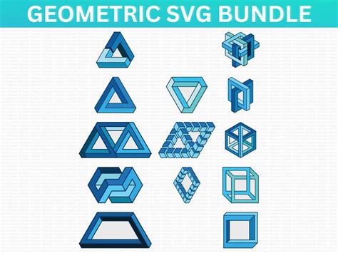 Geometric Shape Svg Bundle Geometric Svg Pattern Svg Abstract