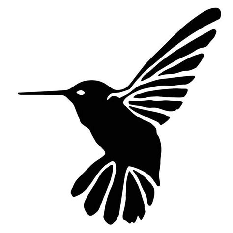 Hummingbird Stencil Bird Stencil Stencils Silhouette Stencil