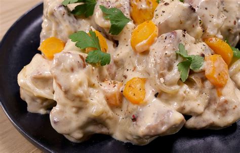 Saut De Porc La Cr Me De Moutarde Recette De Saut De Porc La