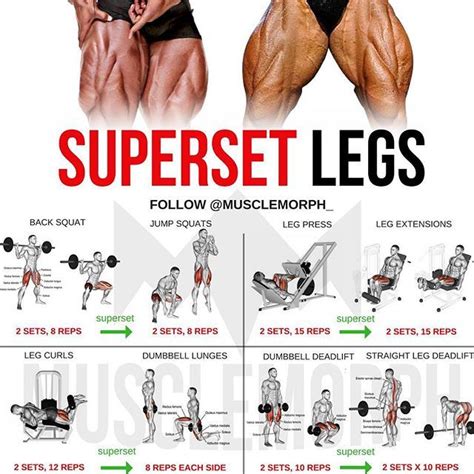 MuscleMorph On Instagram Super Set Your Way To SUPER LEGS With This