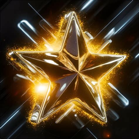 Dise O De Estrella Dorada Espacio Negro Ilustraci N D Aislada Adecuada