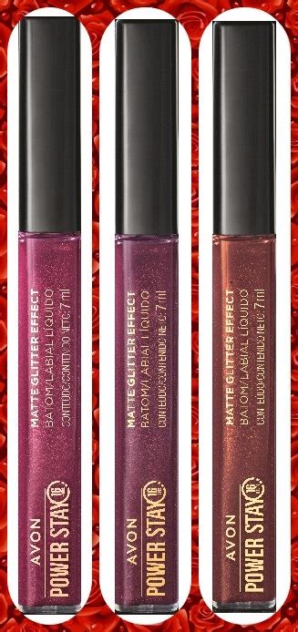 Batom Líquido Power Stay efeito Matte Glitter da Avon LEAL S COMUNICA