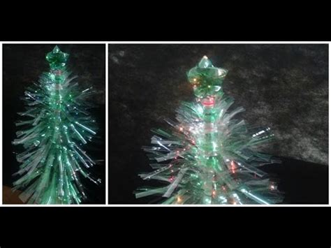 Flores E Flores Rvore De Natal De Garrafa Pet Diy