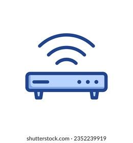 Wifi Router Symbol Vector Design Illustration Stock Vector Royalty