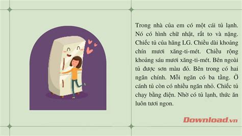 Tập làm văn lớp 2 Hãy viết 4 5 câu tả một đồ vật mà em yêu thích Sơ
