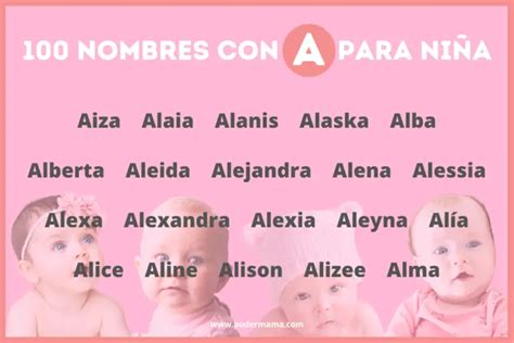 100 Nombres con A para niña origen y significado Poder Mamá