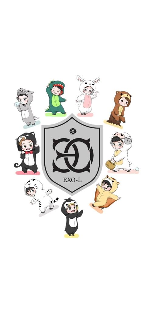 Exo Logo Artofit Exo Chibi HD Phone Wallpaper Pxfuel