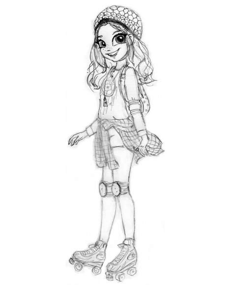 Coloriage Soy Luna pour fille dessin gratuit à imprimer