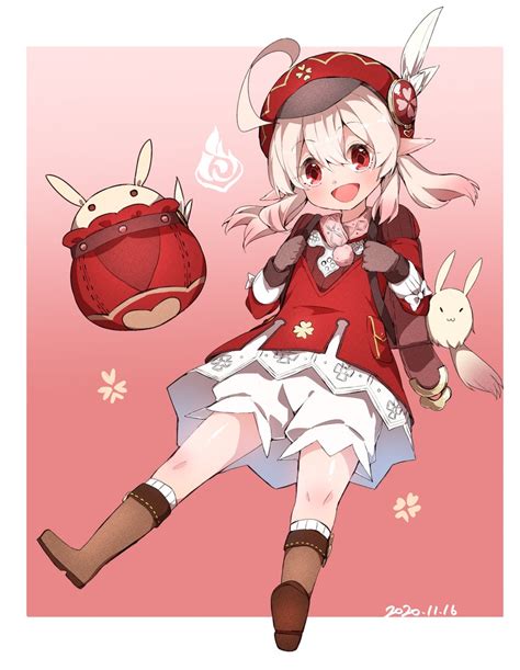 Klee And Jumpy Dumpty Genshin Impact Drawn By Dume Kandume Danbooru