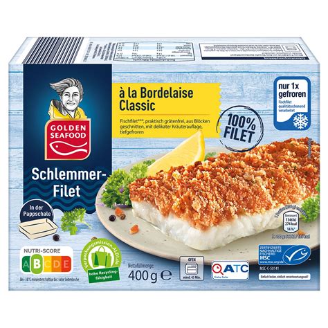 GOLDEN SEAFOOD Schlemmerfilet 400 g Bordelaise Classic ALDI SÜD