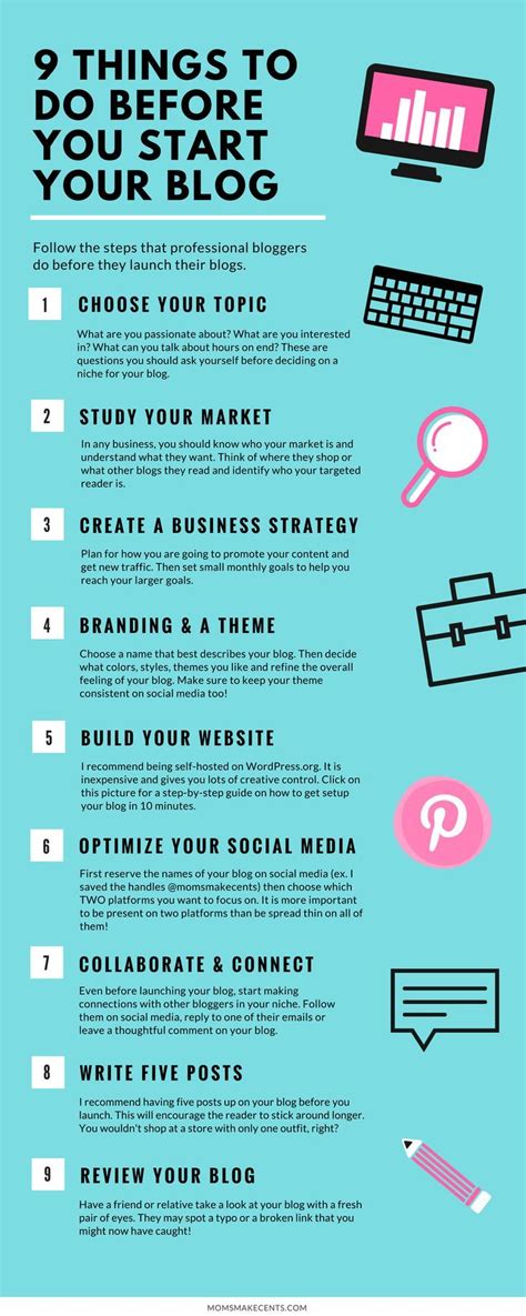 Things To Do Before You Launch Your Blog Blogging Advice How To