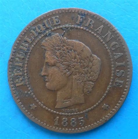 5 CENTIMES CÉRÈS 1885 A Paris EUR 4 00 PicClick FR