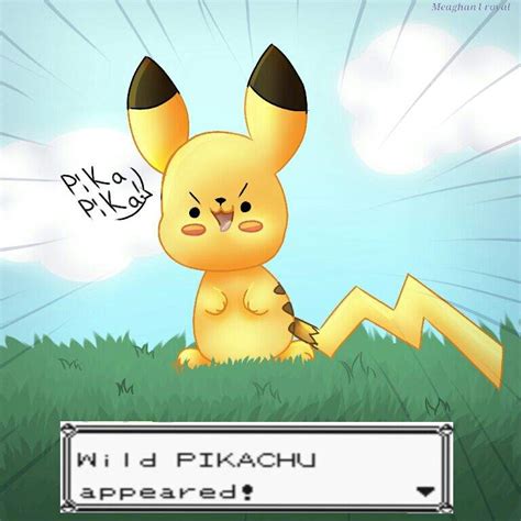 A Wild Pikachu Appeared Pokemon Art PAAA Amino