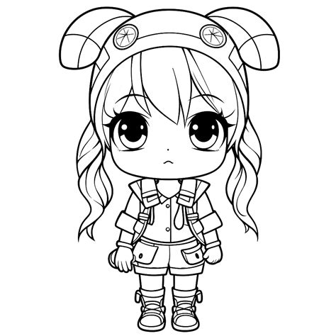 Ausmalbild Kleines M Dchen Anime Ausmalbild Kostenlos Herunterladen