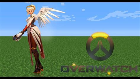 Minecraft Pixel Art Tutorial Mercy Overwatch Youtube