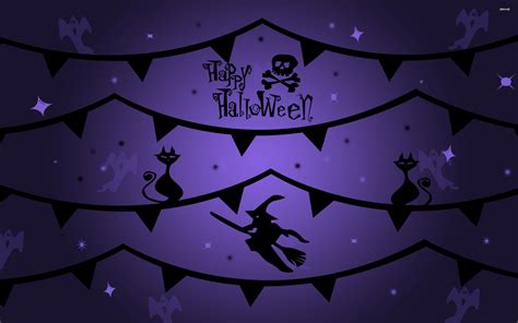 Happy Halloween Purple Wallpapers Wallpaper Cave