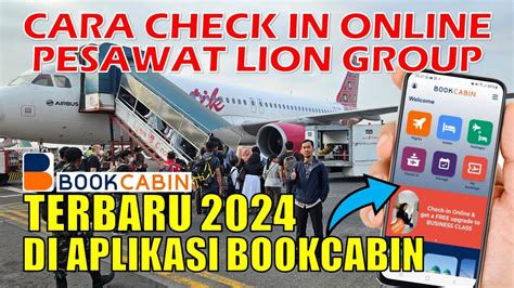 CARA CHECK IN ONLINE PESAWAT LION AIR GROUP MENGGUNAKAN APLIKASI